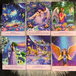 Angel Power Wisdom Oracle Card Deck With Guidebook - Etsy