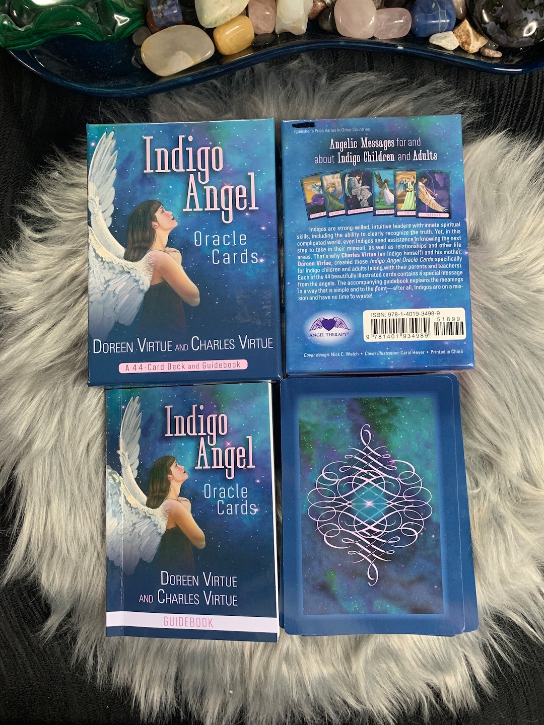 Indigo Angel Oracle Card Deck With Physical Guidebook by Doreen Virtue ...