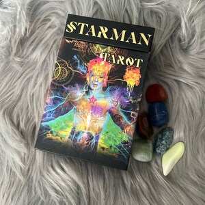 Starman Tarot Card Deck: David Bowie Art, Physical Guidebook - Etsy