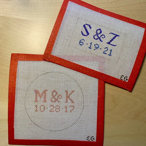 Wedding Needlepoint - Etsy