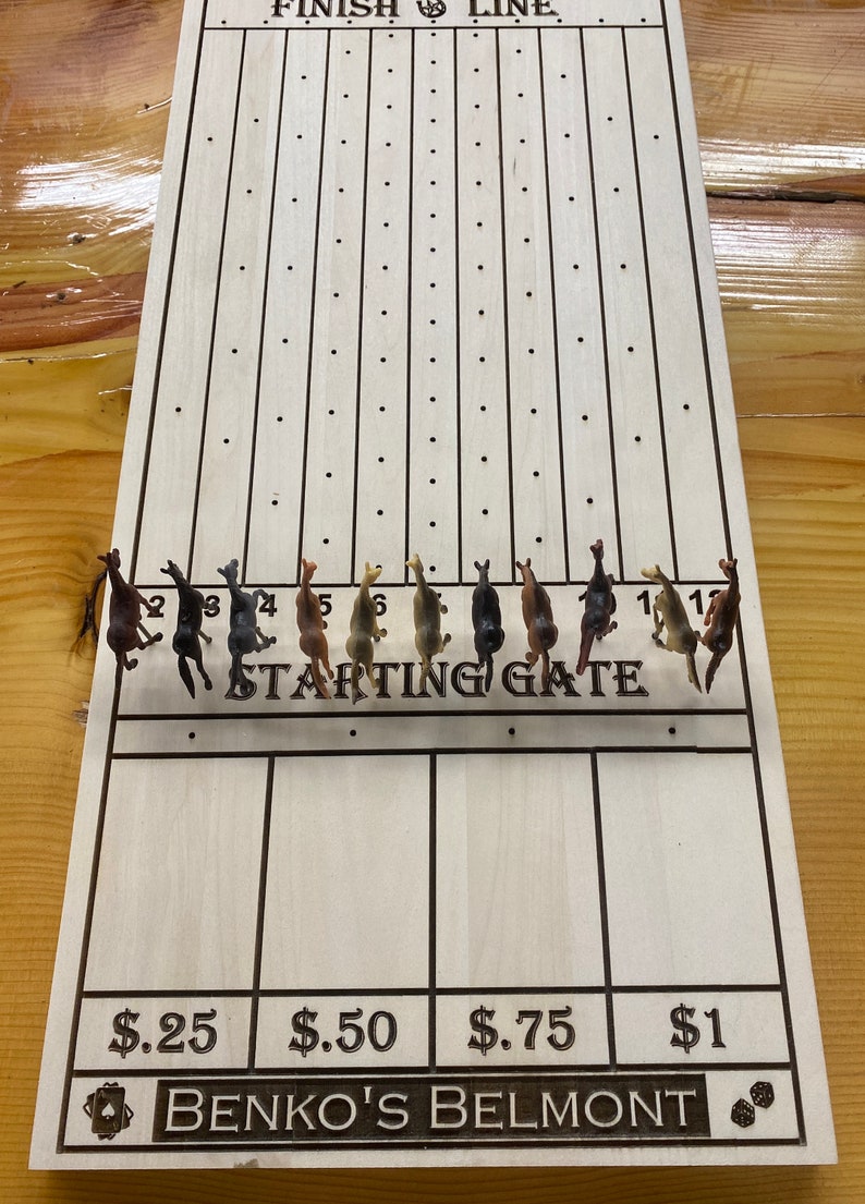 HORSE RACING Board Game | 24" Travel Size | Kentucky Derby | Friendly ...