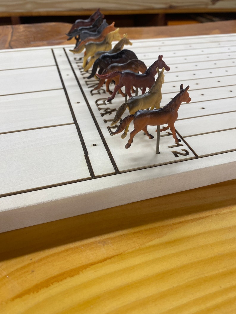 Horse Racing Board Game | Kentucky Derby Party, Bar Game (24") - Etsy