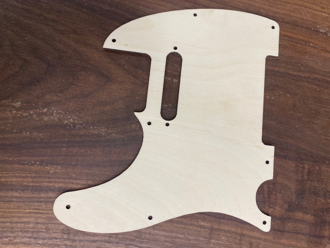 Fender Telecaster Wood Pickguard 8 Hole Fits LH Guitars Made in the USA ...