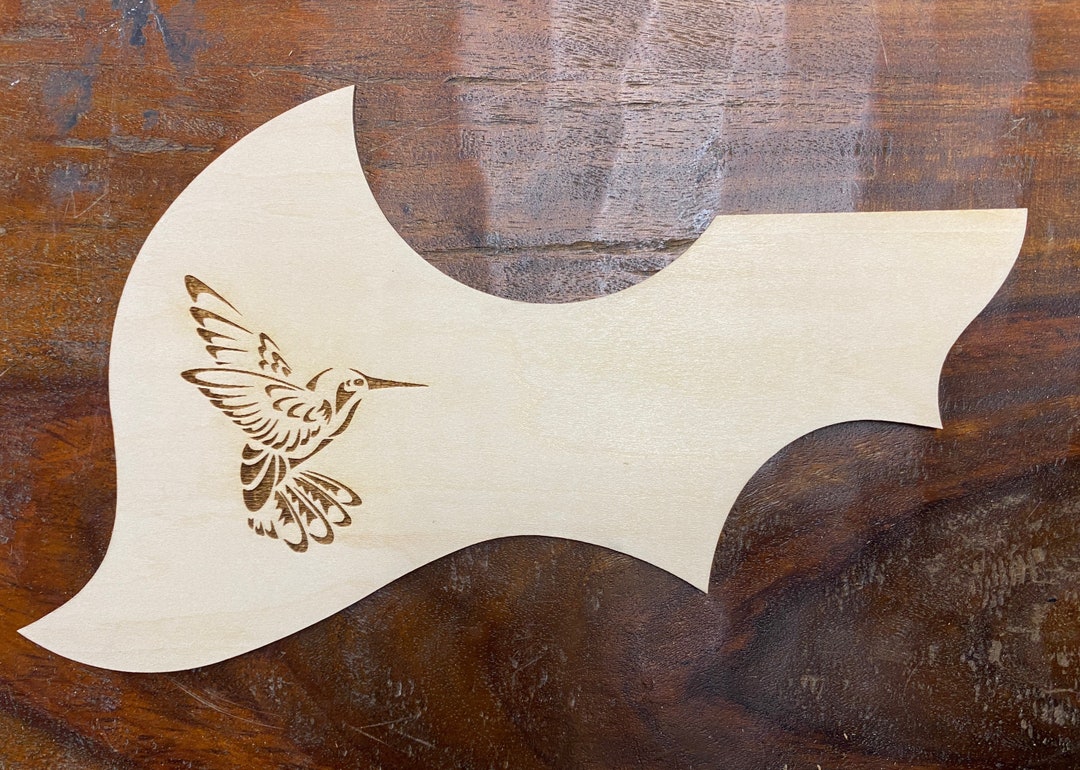 Hummingbird Pickguard for Acoustic Guitar | Hummingbird Design | 3m ...