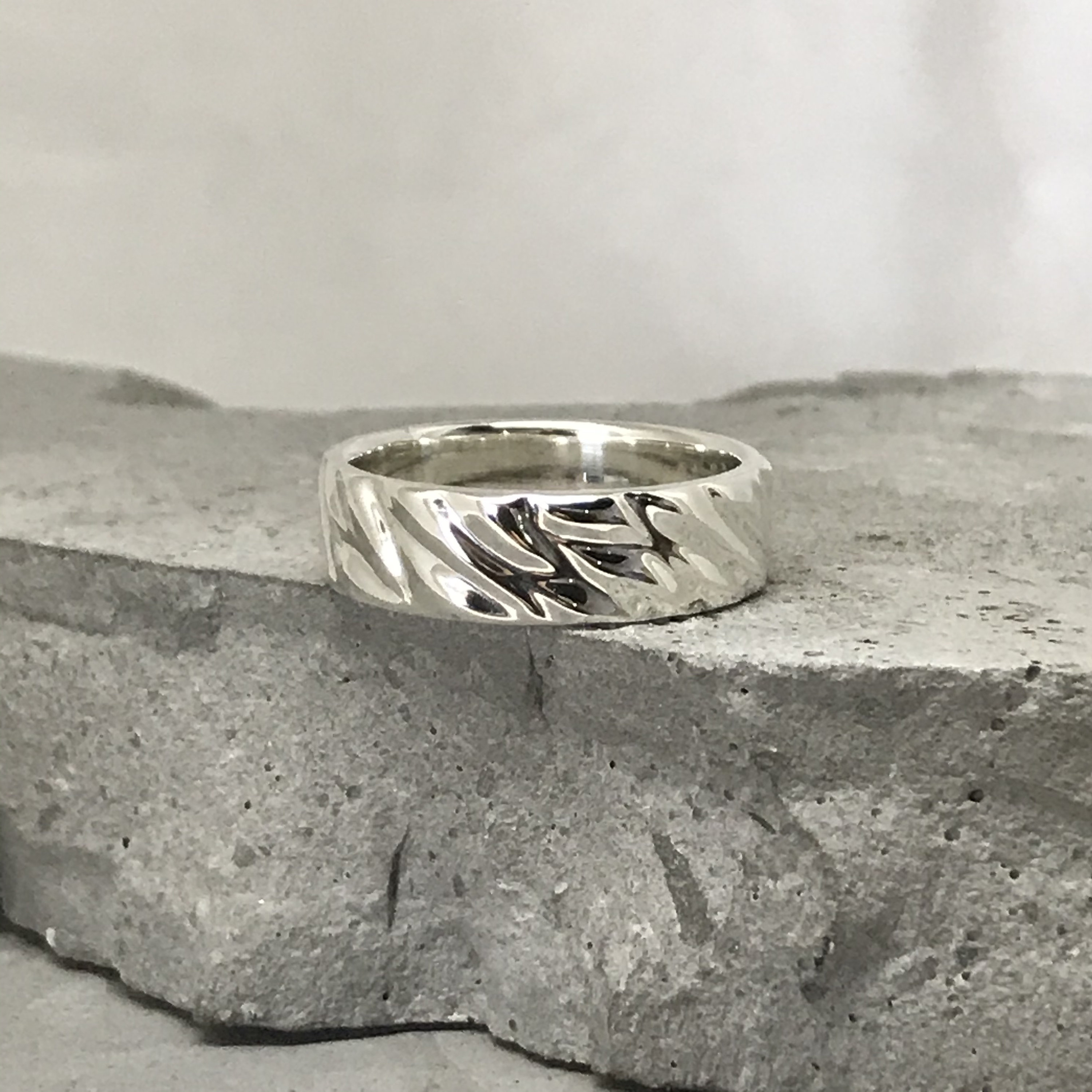 Modern Silver Men Ring, Band Men Ring, Wedding Men Ring, Silver Ring ...
