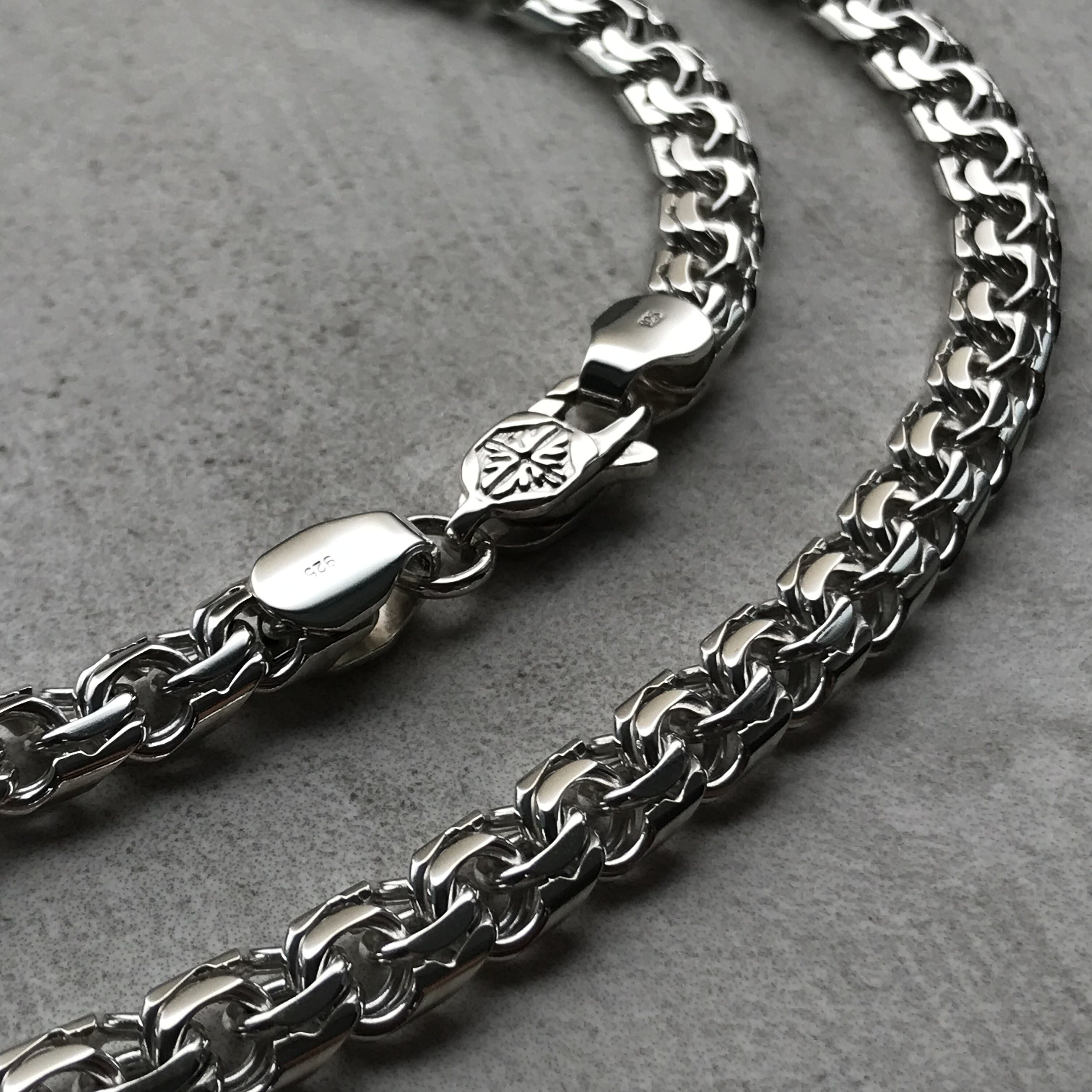 925' Sterling Silver Chain, Mens Necklace, Men Silver Necklace, Women ...