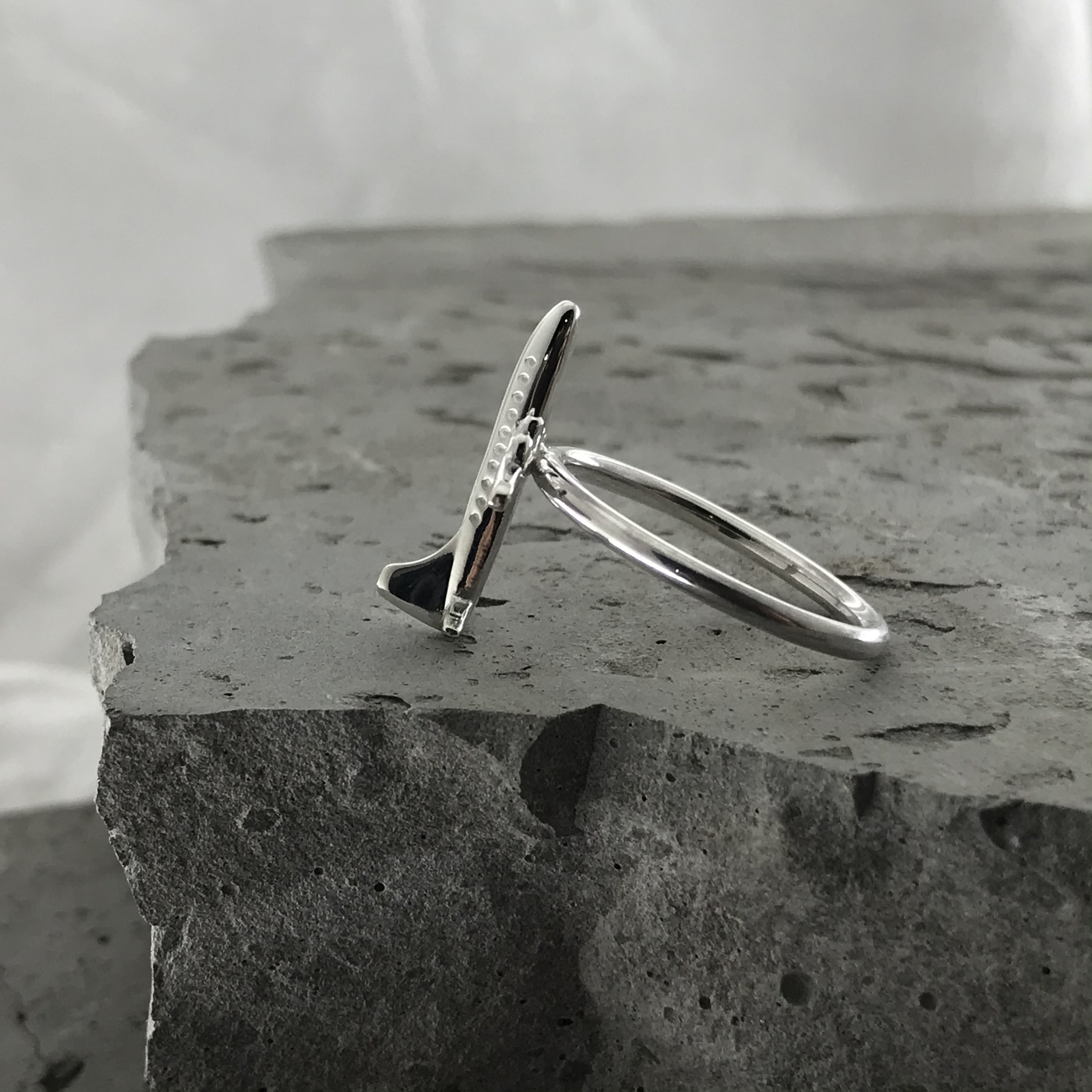 Airplane Ring Silver Airplane Ring Silver Ring Travel Ring | Etsy