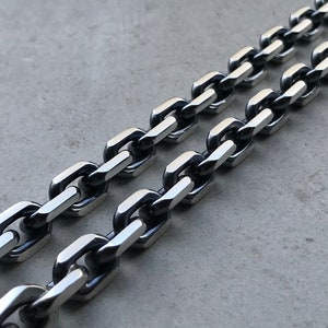 Men's Anchor Chain, 925'sterling Silver Men Necklace, Men'ssilver ...