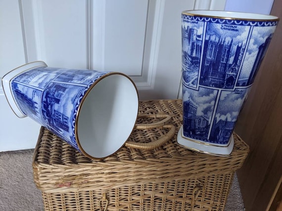 Landmark Vases Ringtons Blue and White Exclusively Made for - Etsy