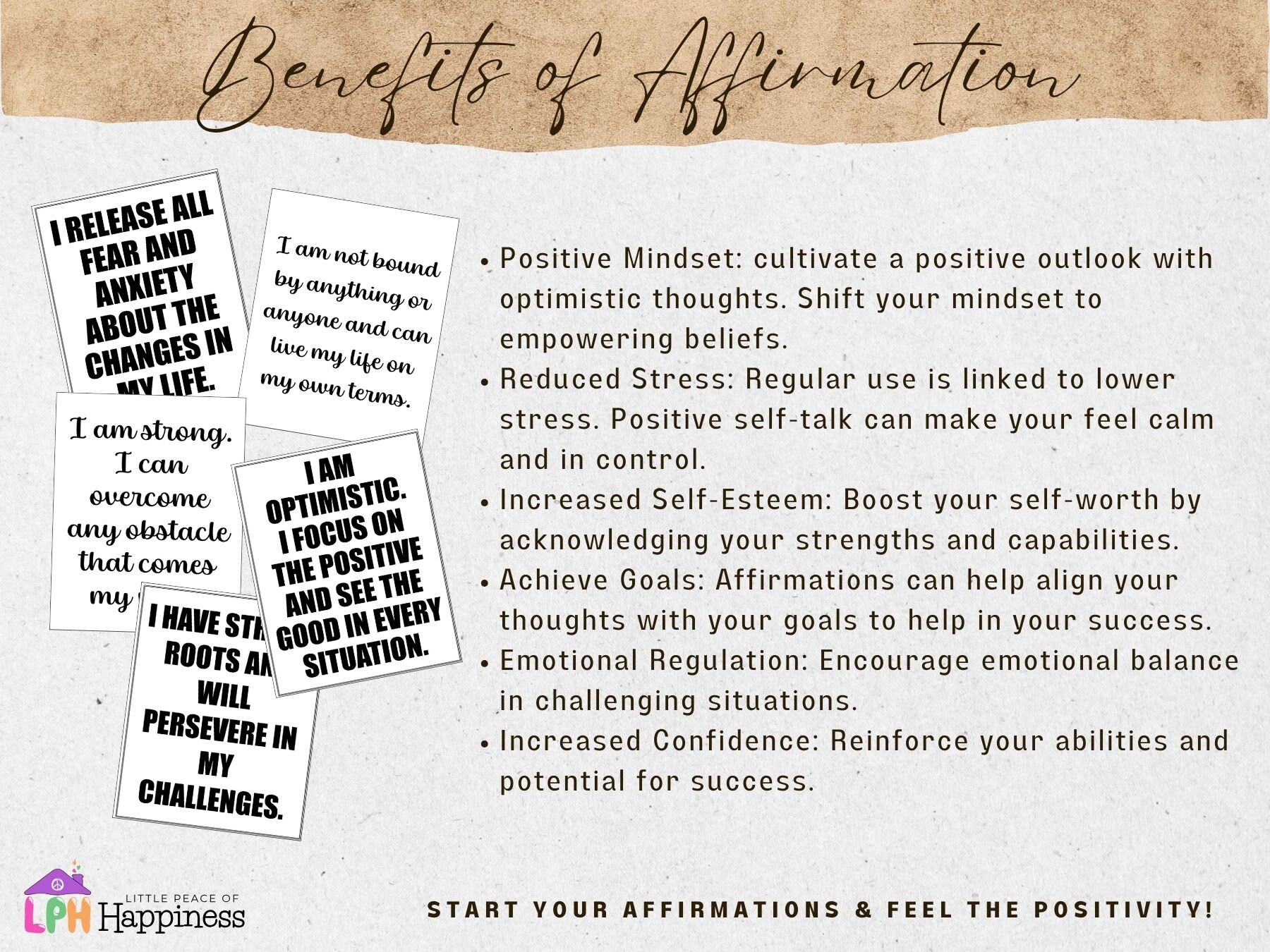 Black White Affirmation Cards Printable Vision Board Dashboard Décor ...
