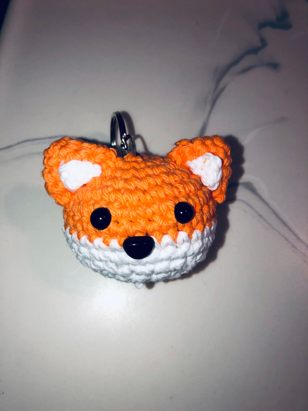 Crochet Fox Keychain - Etsy