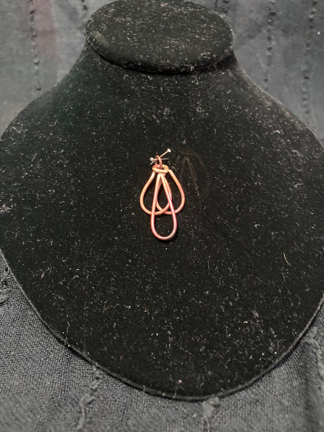 Minimalistic Copper Pendant, Wire Pendant, Copper Art, Wire Art Jewelry ...