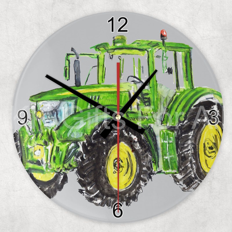 John Deere Clock - Etsy