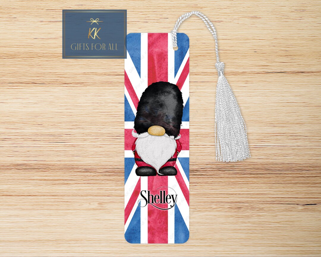 Union Jack London Gonk Bookmark, Personalised Gonk Guard Bookmark, King ...