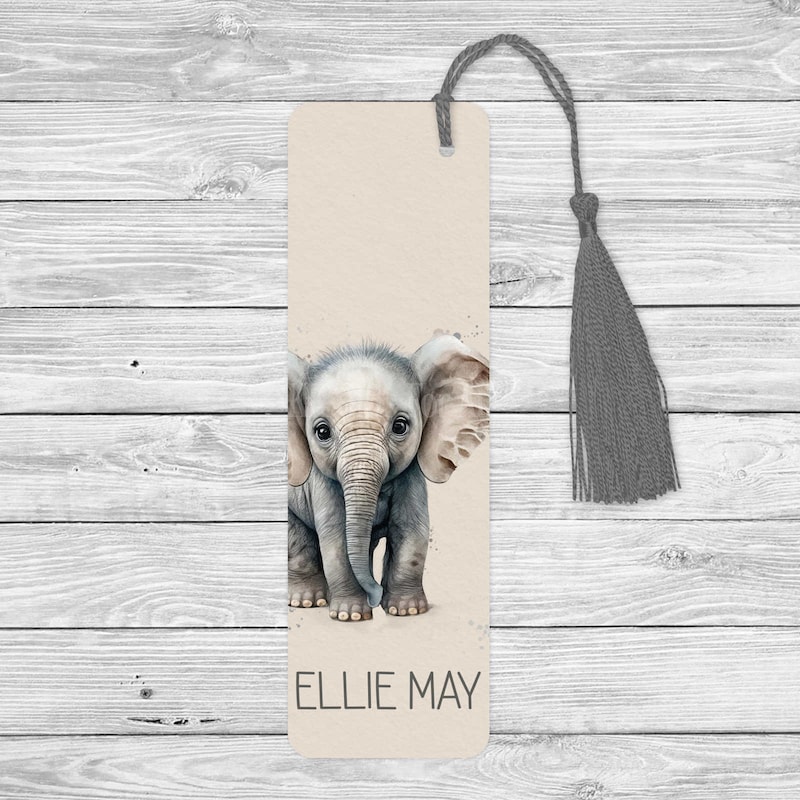 Elephant Reading a Book - Etsy UK