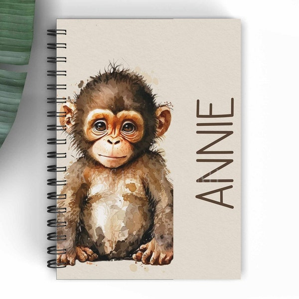 Monkey Notebook - Etsy