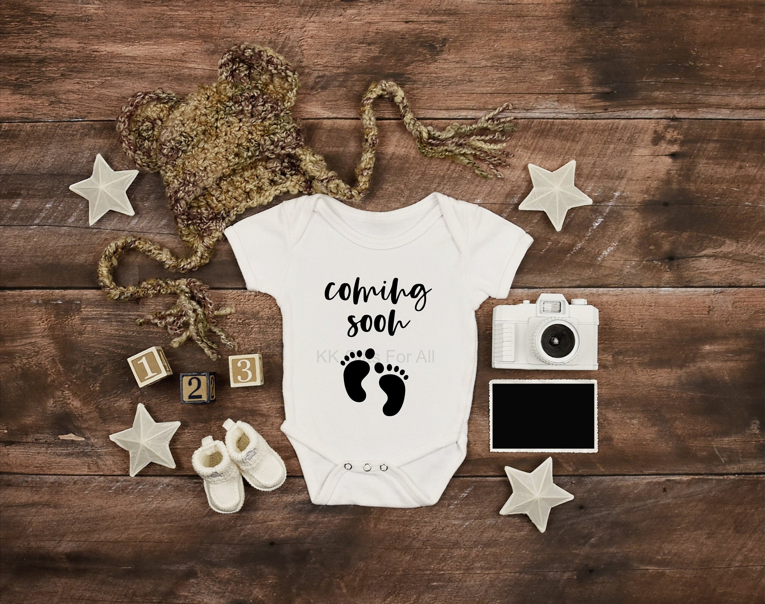 Baby Announcement Vest New Addition Baby Announcement - Etsy