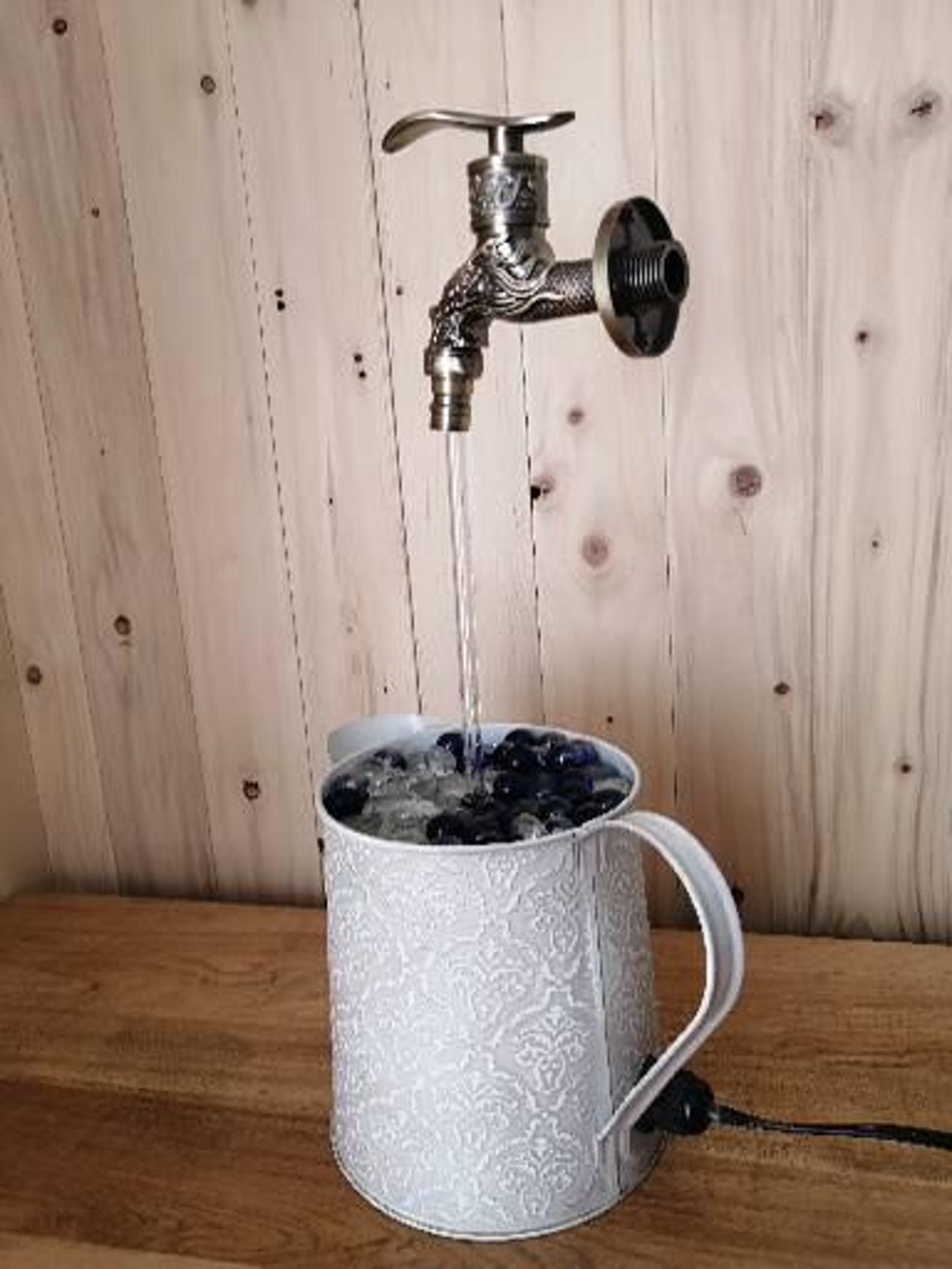 Magic Floating Faucet Fountain With Watering Can: DIY Yard Decor - Etsy