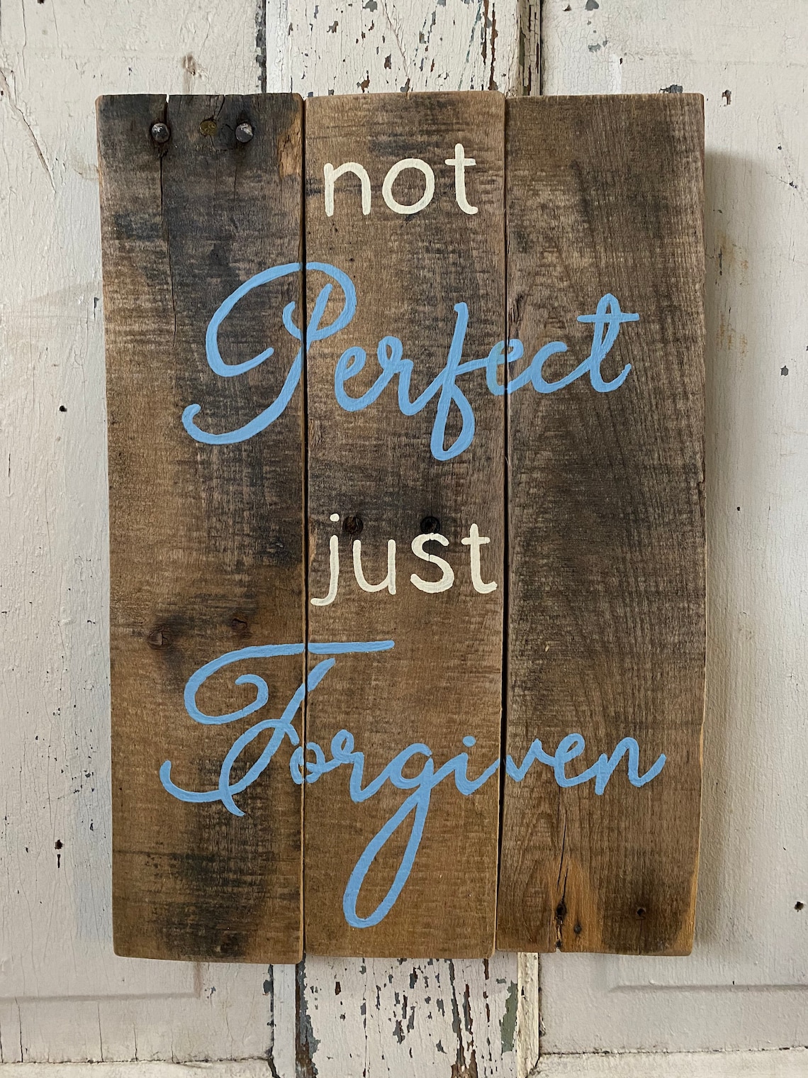 Rustic Pallet Wood Sign Wall Hanging Wall Decor With - Etsy