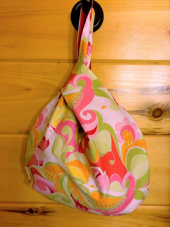 Japanese Knot Bag Reversible Knot Bag Reusable Bag Tote - Etsy