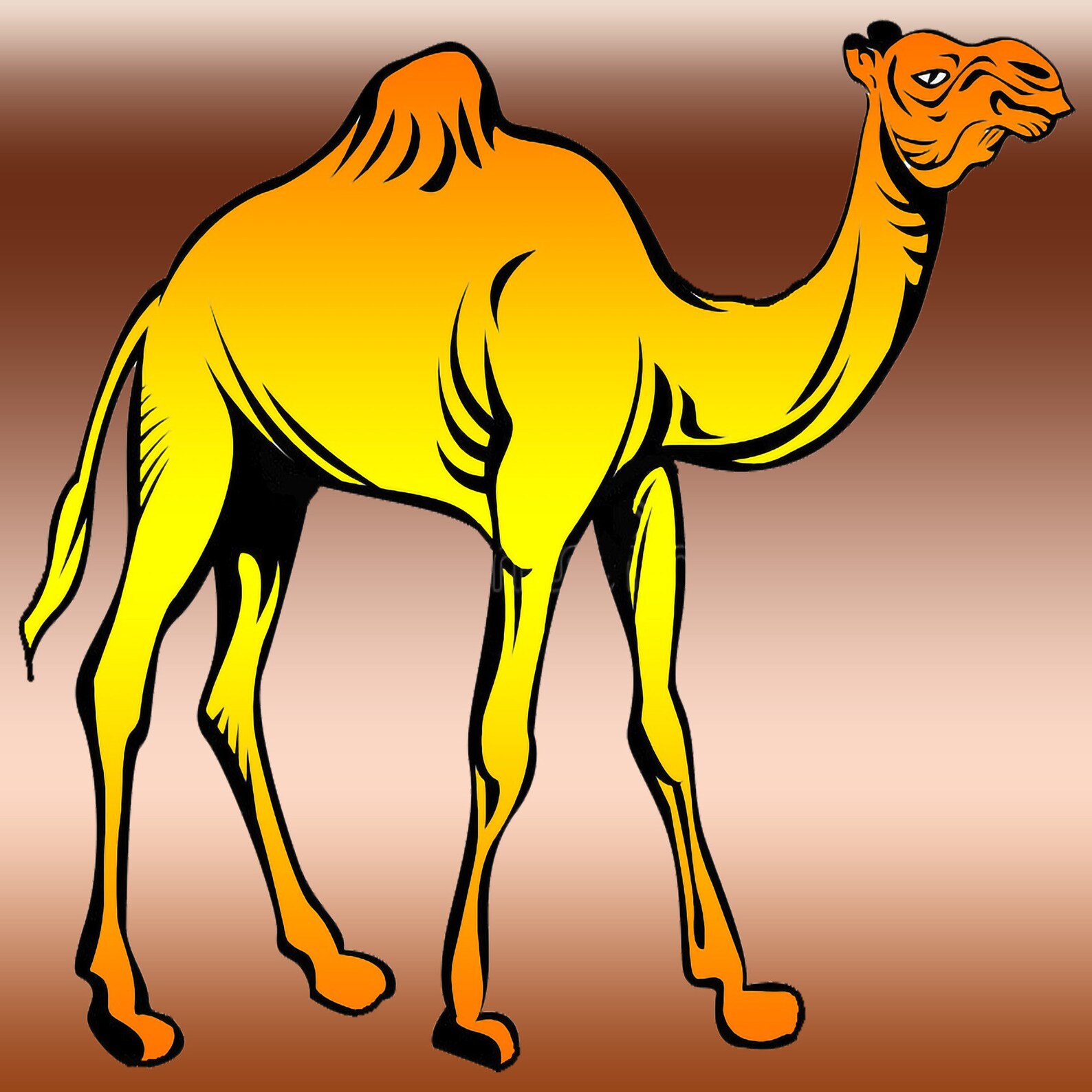 Camel Print Fun Prints Kids Room Gifts for Kids Camel Wallart | Etsy