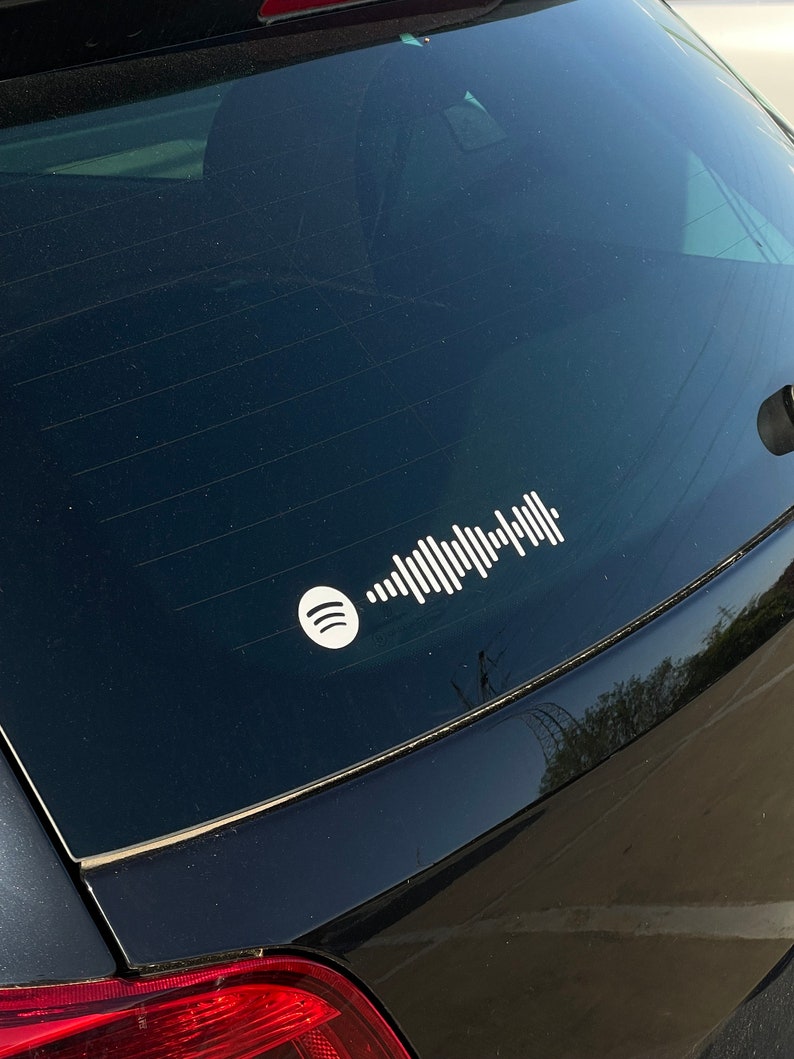 Custom Weatherproof Spotify Code Decal / Bumper Sticker - Etsy