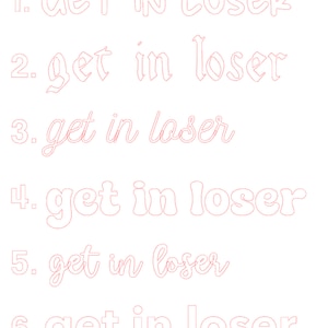 Get in Loser Decal / Bumper Sticker - Etsy