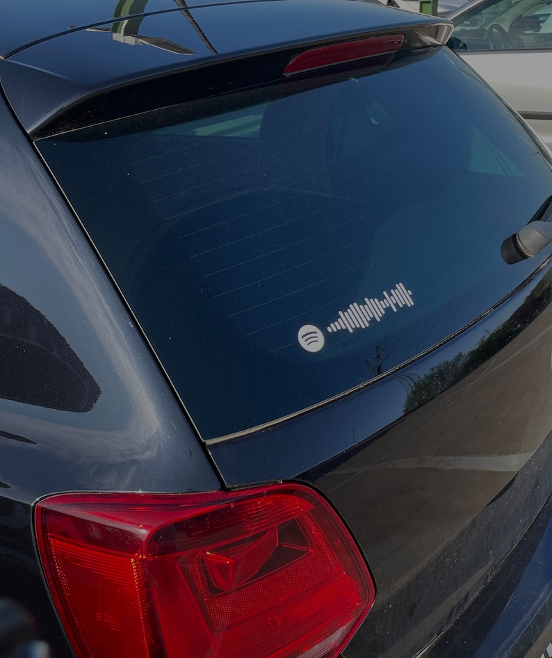 Custom Weatherproof Spotify Code Decal / Bumper Sticker - Etsy