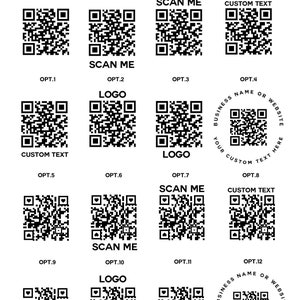 Personalized QR Code bumper Sticker - Etsy