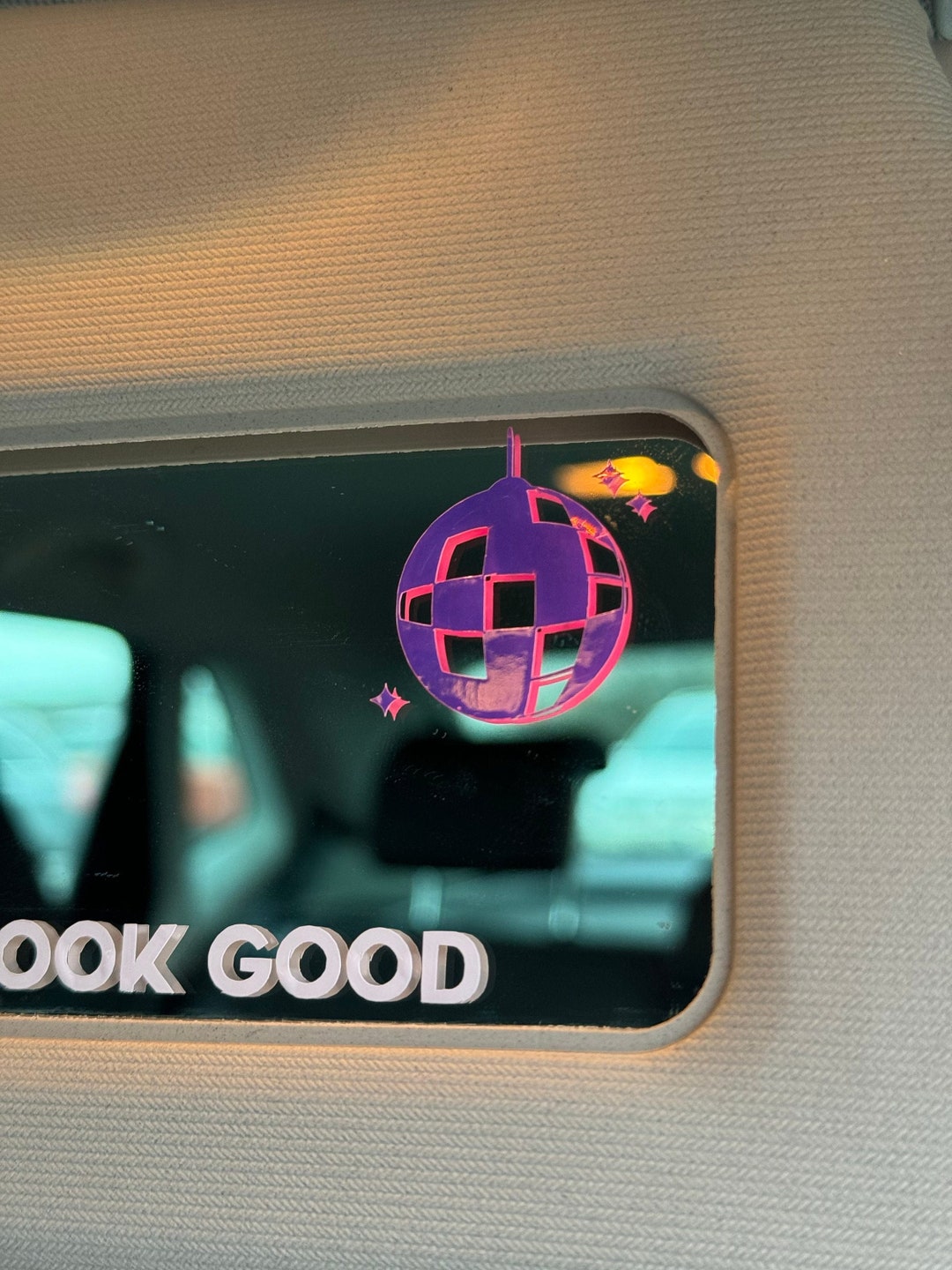 Car Mirror Decal - Etsy