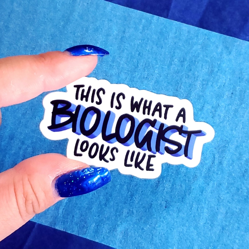 Así Es Como Se Ve Un Biólogo Pegatina De Vinilo Ciencia Stem
