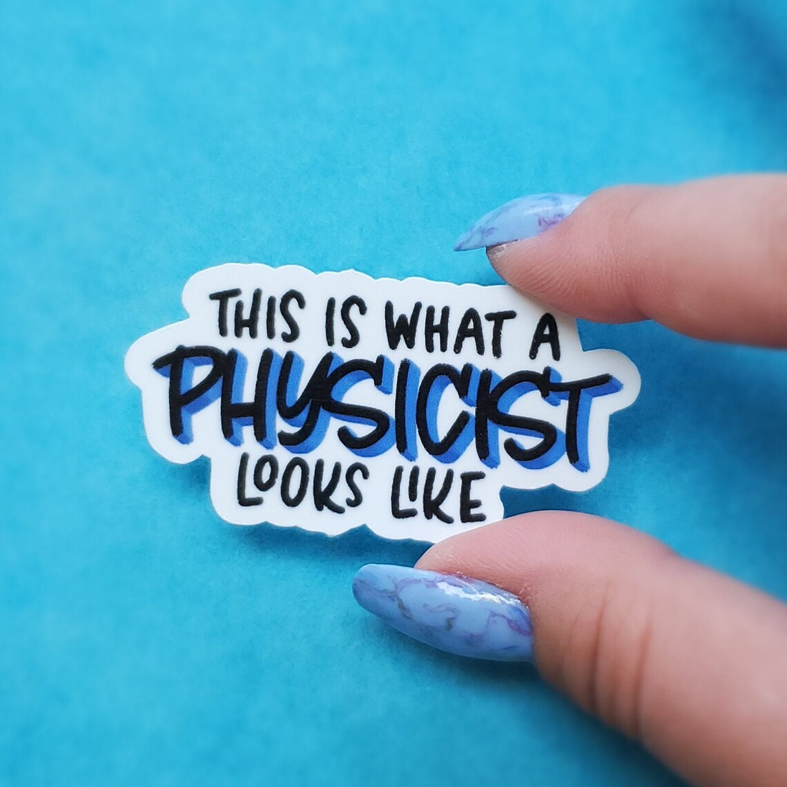 This Is What A Physicist Looks Like Vinyl Sticker Science | Etsy