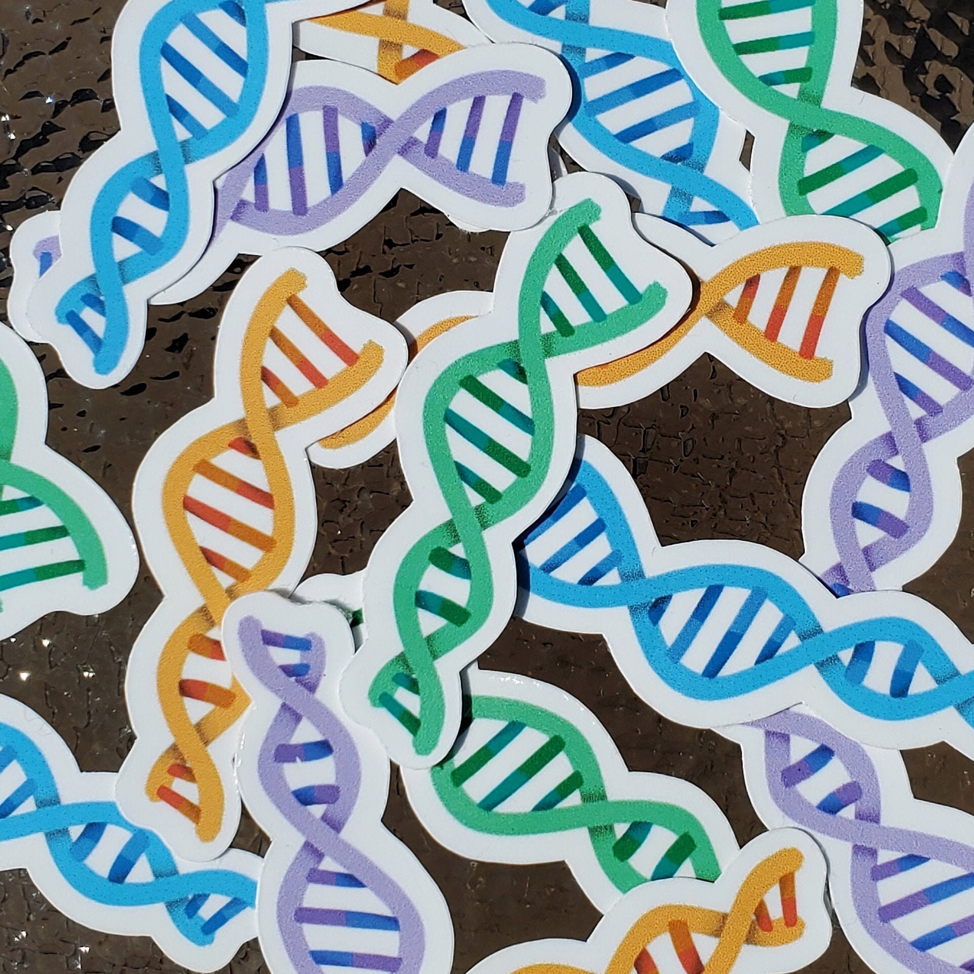 DNA Strand Vinyl Sticker Science STEM Biology Scientist - Etsy