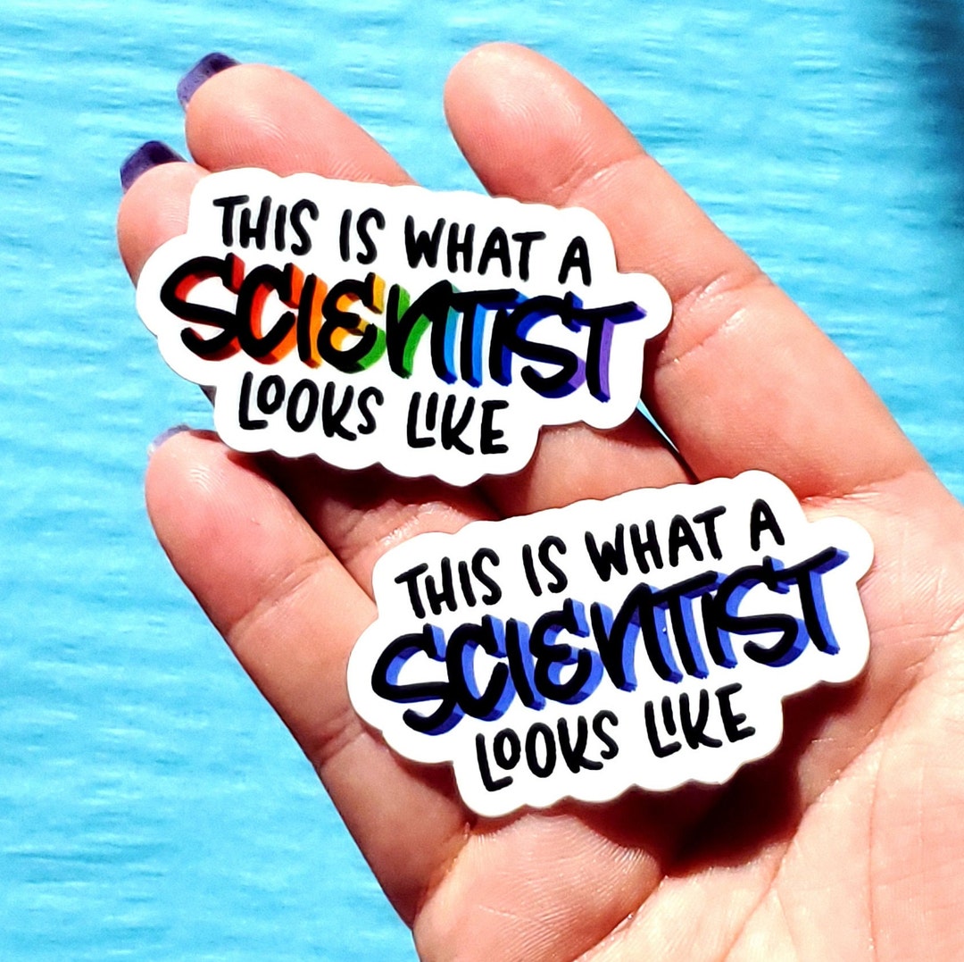This is What A Scientist Looks Like Vinyl Sticker | Science STEM ...