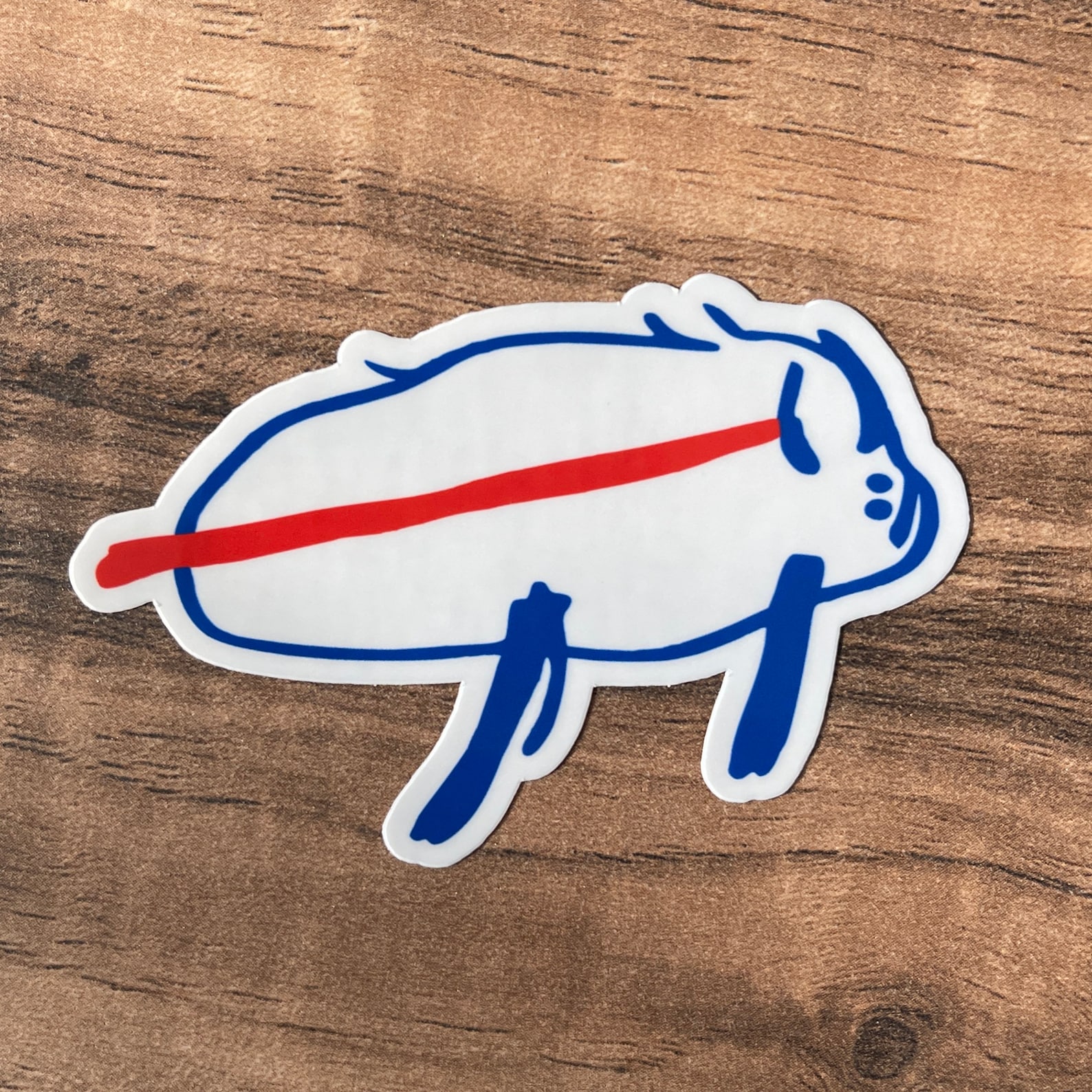 Josh Allen Bills Logo Vinyl Sticker Potato Logo Vinyl Die | Etsy