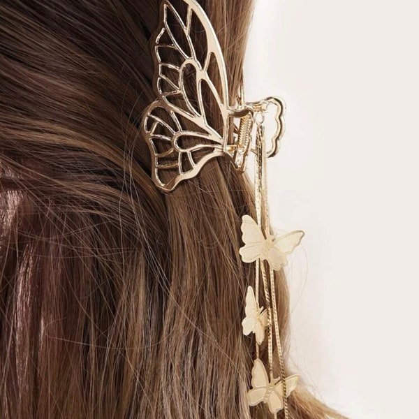 Butterfly Hair Clip - Etsy