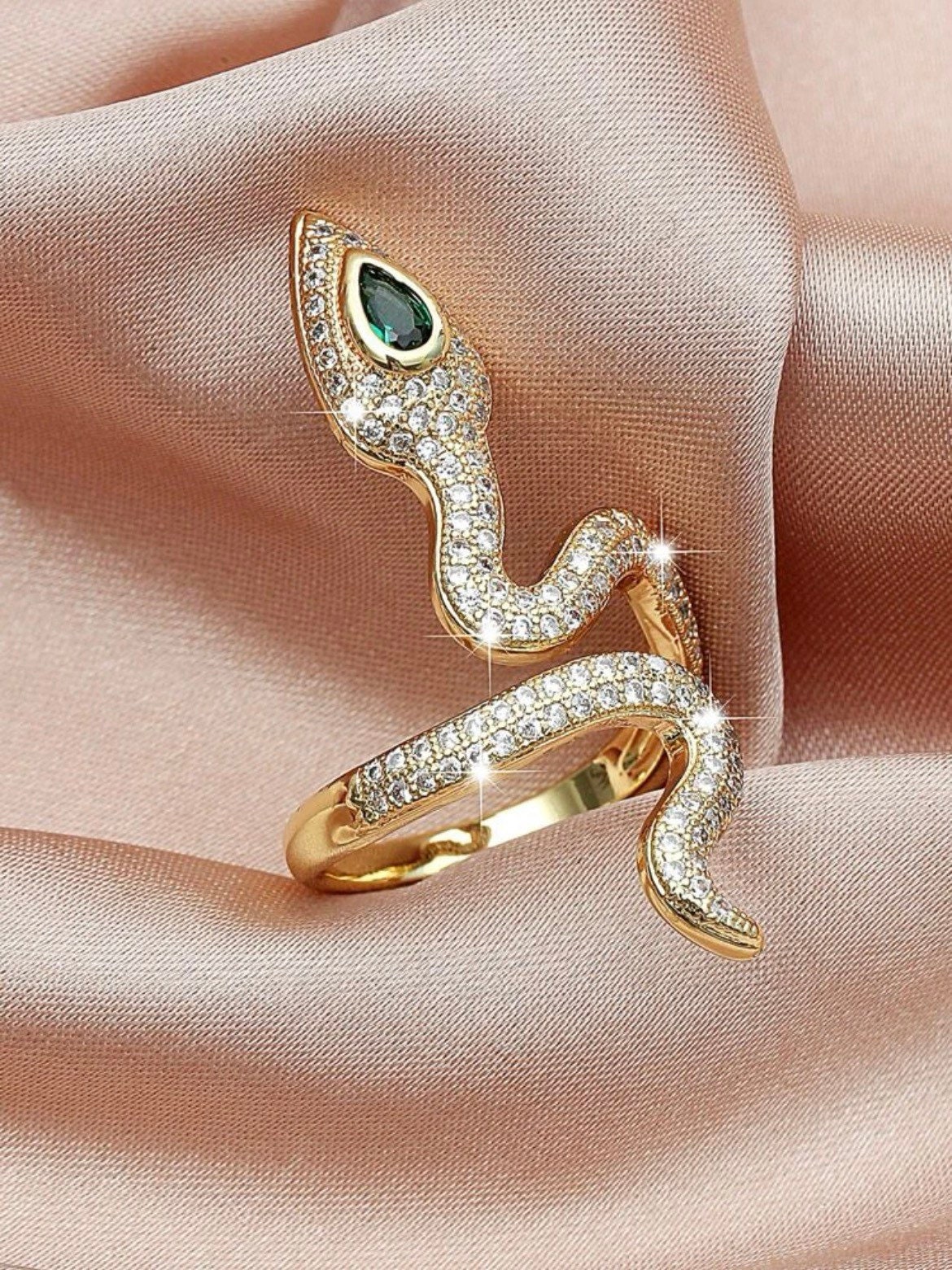 Silver Snake Thumb Ring, Aesthetic Snake Band Ring, Cute Silver Ring ...