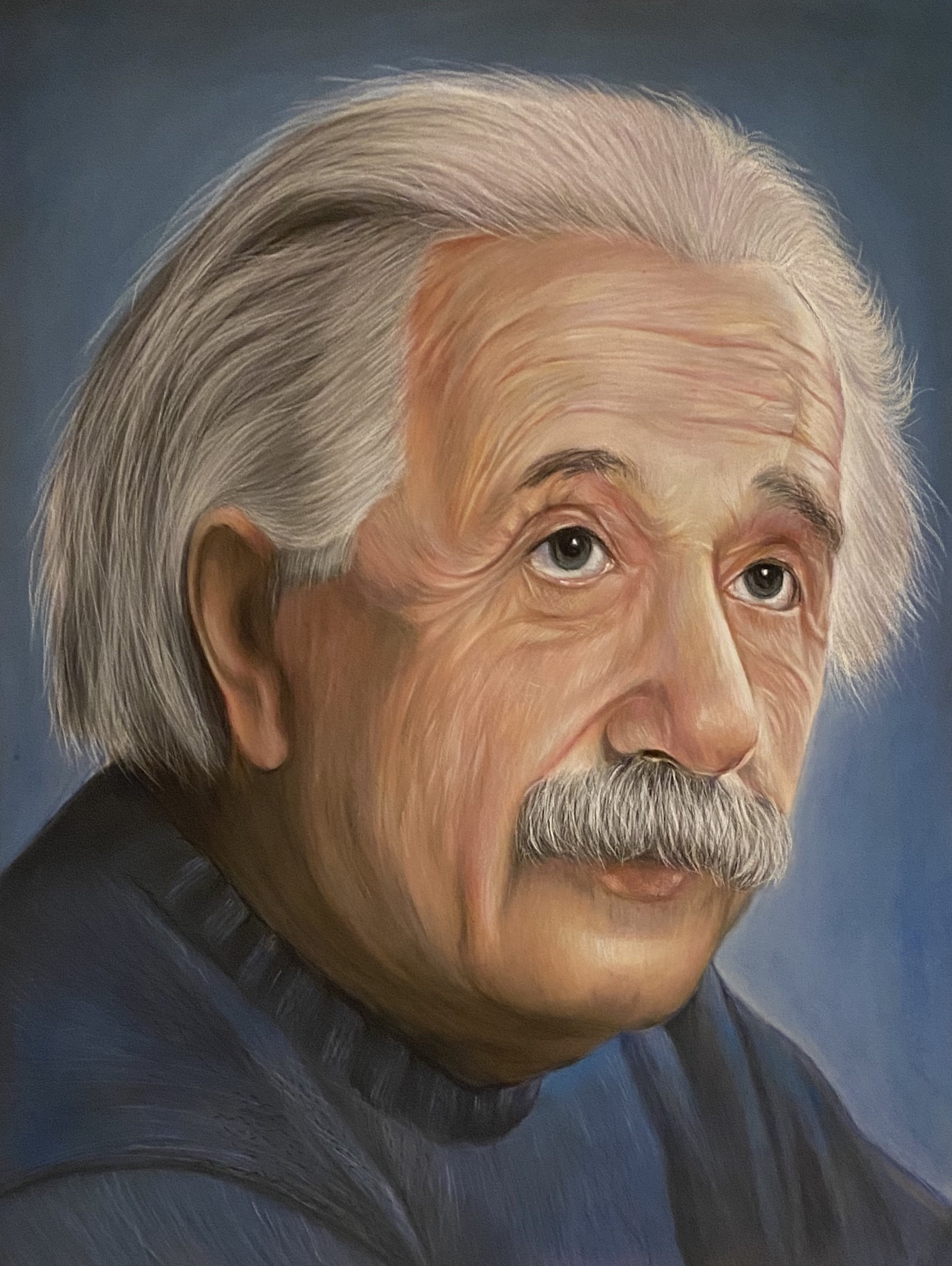 Custom Real Handpainted Portrait From Photo- Commission Portrait- Gift ...