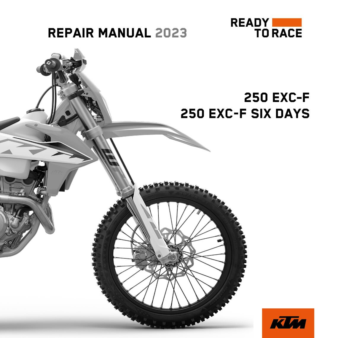 Workshop Service Manual for New 2023 KTM 250 EXC-F Six Days 250 EXC-F ...