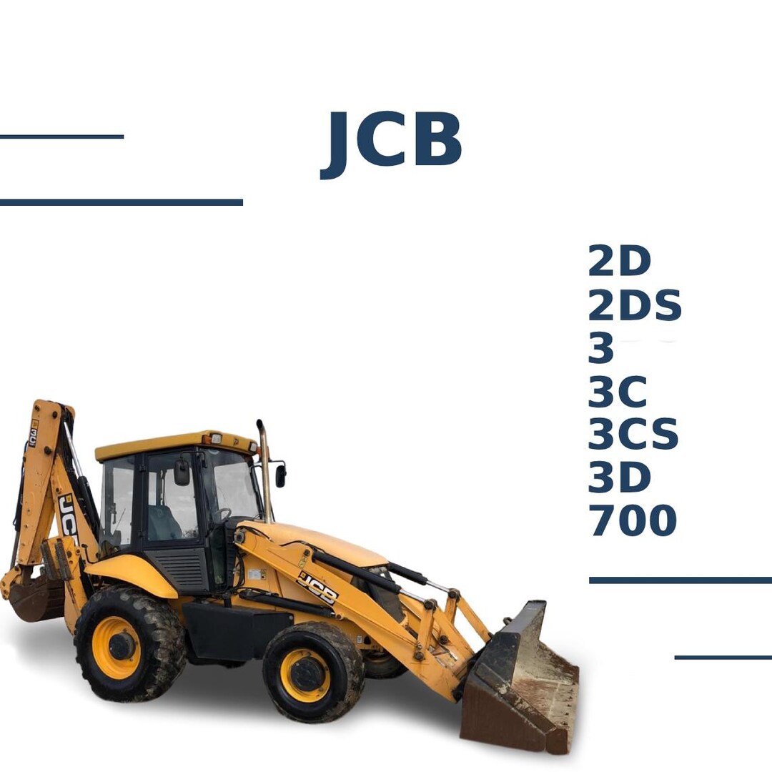 Backhoe Loader JCB 2D 2DS 3 3C 3CS 3D 700 Workshop Manual - Etsy
