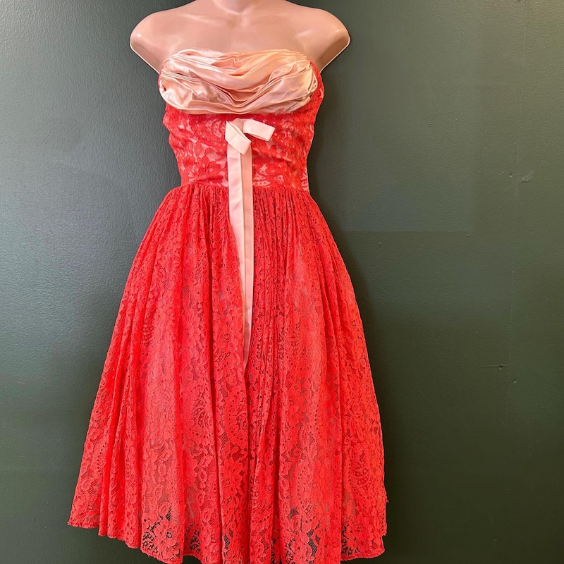 1950s Prom Dress - Etsy