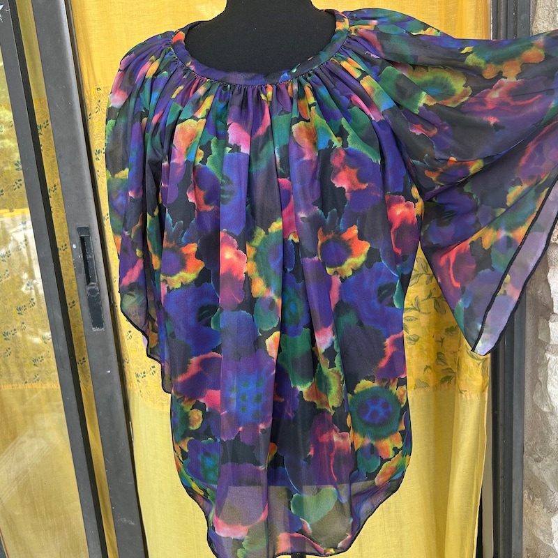 Angel Sleeve Blouse - Etsy