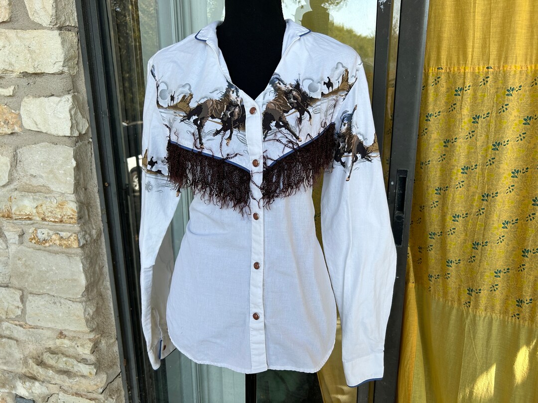 Vintage Retro Panhandle Slim Western Novelty Cowboy and Rodeo Print ...