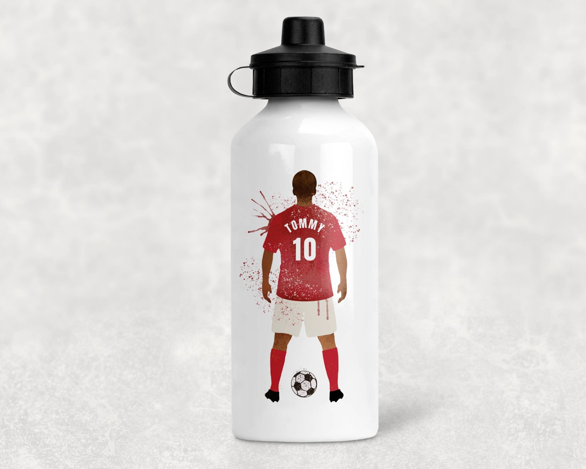 Personalised Football Water Bottle | Children's Custom Sports Drinks ...