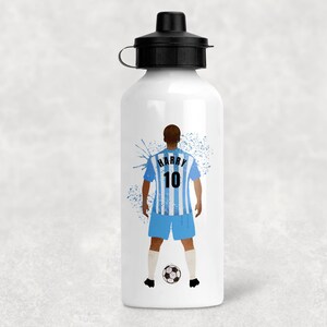 Personalised Football Water Bottle | Children's Custom Sports Drinks ...