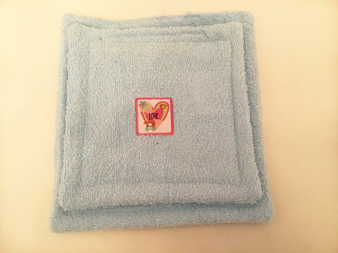 Handmade Terry Cloth Baby Washcloths 2-pack - Etsy