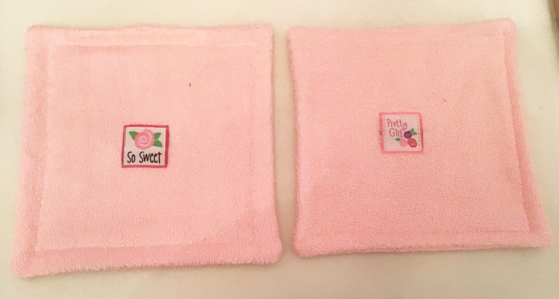Handmade Terry Cloth Baby Washcloths 2-pack - Etsy