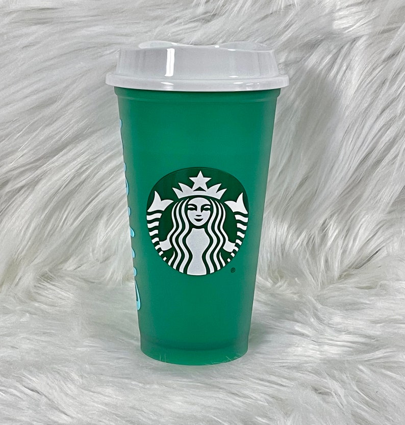 Color Changing Starbucks Cup Starbucks Hot Cup Personalized - Etsy