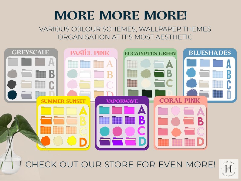 Neutral Browns Aesthetic Desktop Folders, Icons Mac & Windows, Folder ...