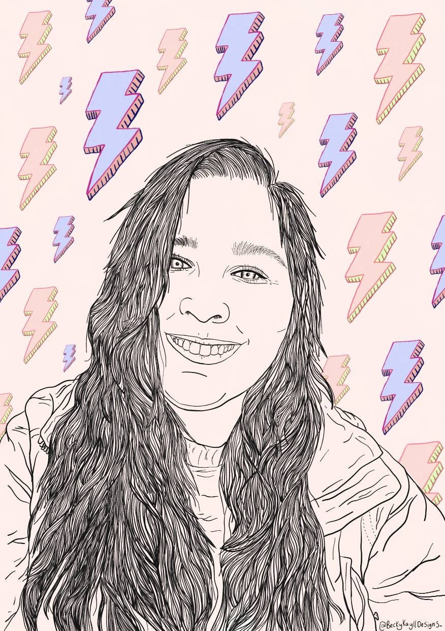 Custom Digital A4 Portrait | Etsy